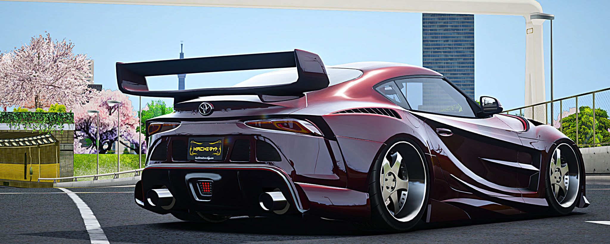 Toyota Supra A90 Abflug E3000 Hachiraito GTA V Toyota Supra A90 Abflug E3000 Hachiraito GTA V